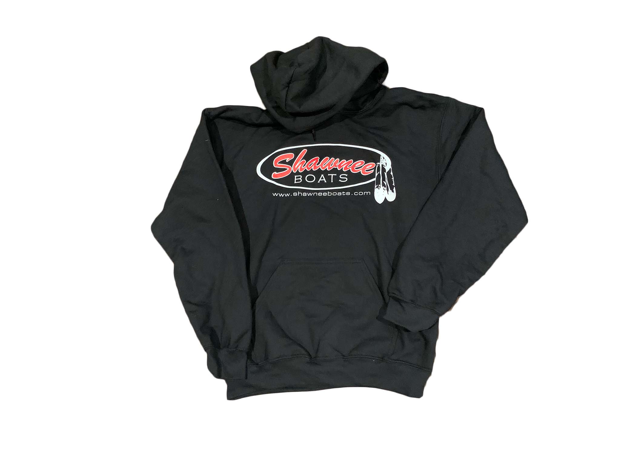 Black Shawnee Cotton Sweatshirt Hoodie – supremeboats